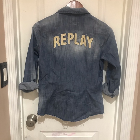 Replay | Tops | Replay Denim Shirt | Poshmark